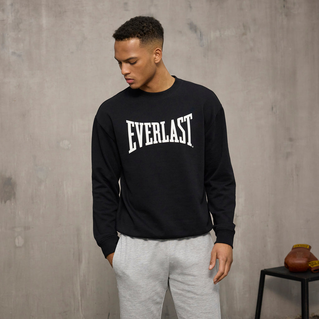 Everlast while Iconic Maximized Logo Crew Sweat – EVERLAST® Nordic